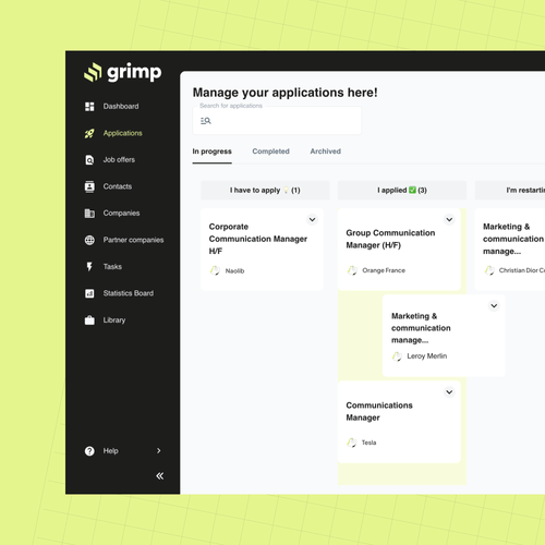 Candidater efficacement │ Grimp